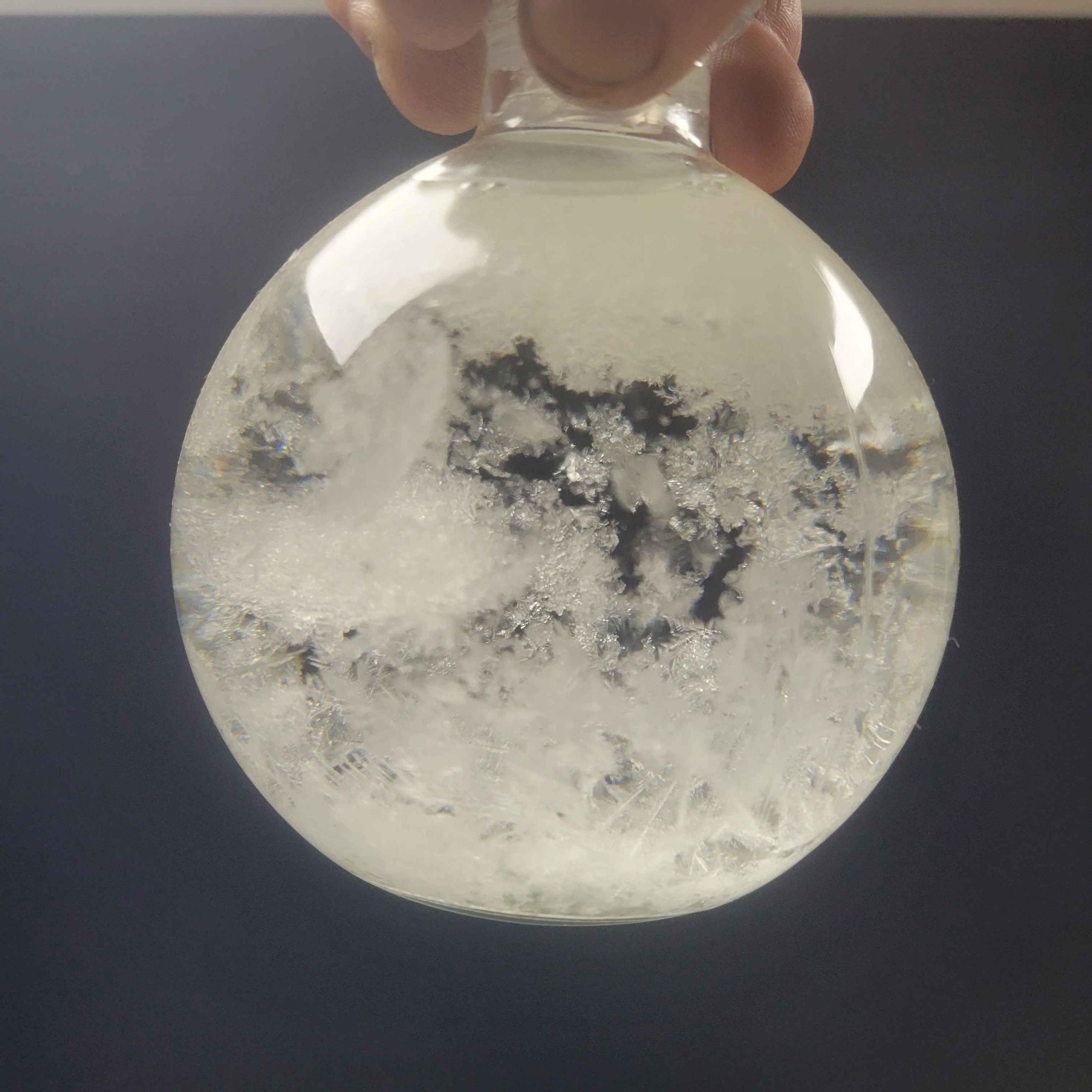 Fitzroy Storm Glass Barometer | Weather Changing Snow Globe With LED ...