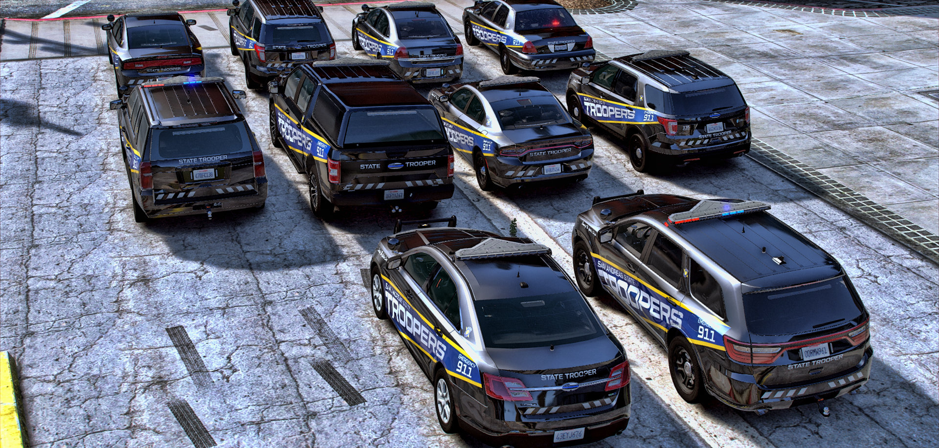 Fivem Premium Police Car Pack | Lore Friendly | Unbranded | Fivem Ready ...