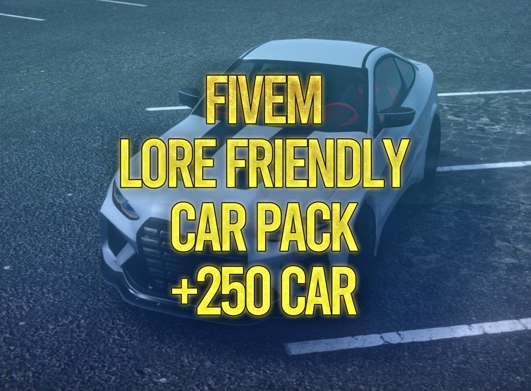 Fivem Lore Friendly Car Pack: 250+ Vehicles, Optimized, Fivem Ready - Etsy