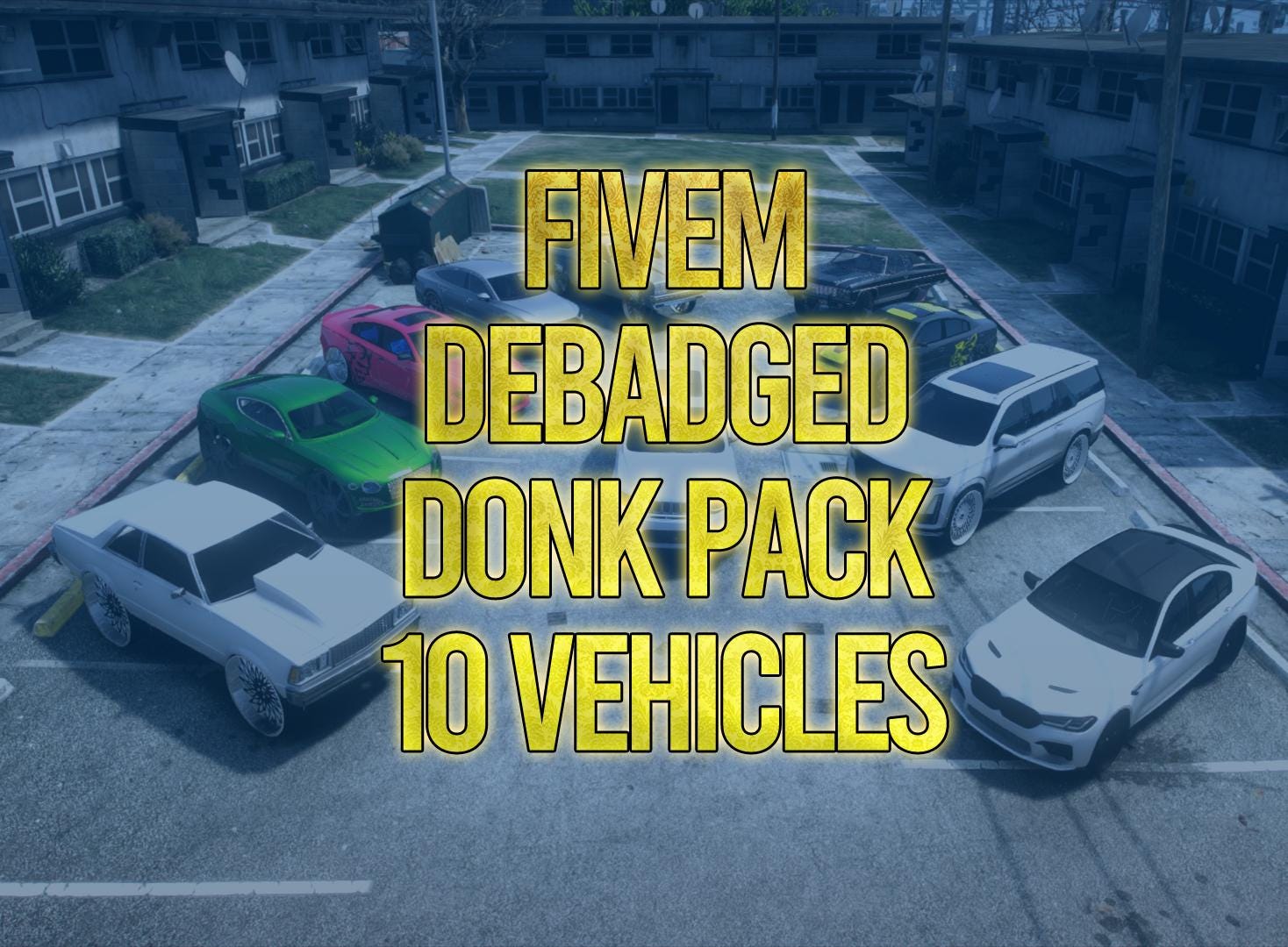 Fivem Cars Pack Debagged wholesale Unbranded Optimized