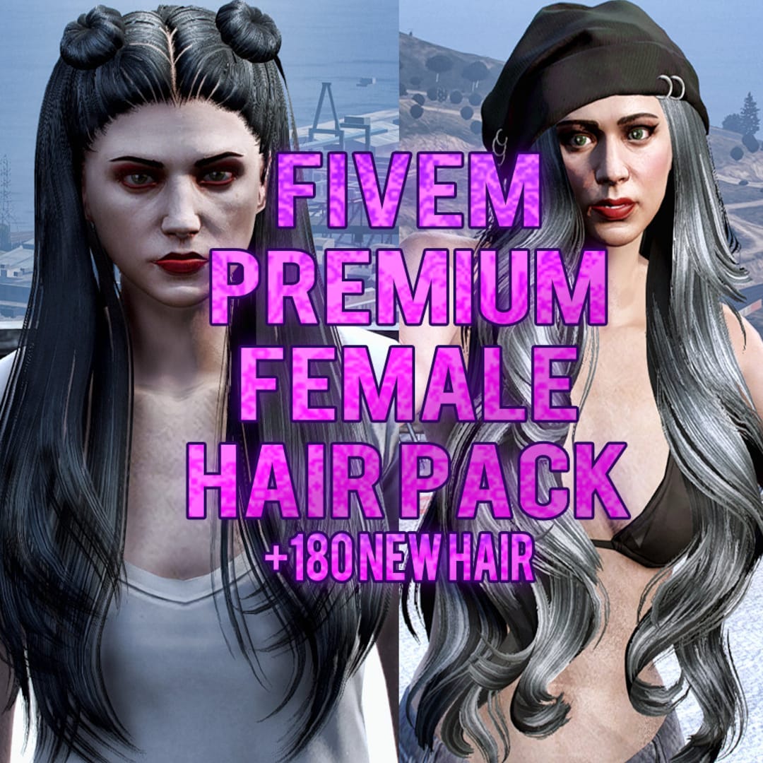 Fivem Premium Female Hair Pack | Add-on | Fivem Ready | Optimized | High Quality | - Etsy