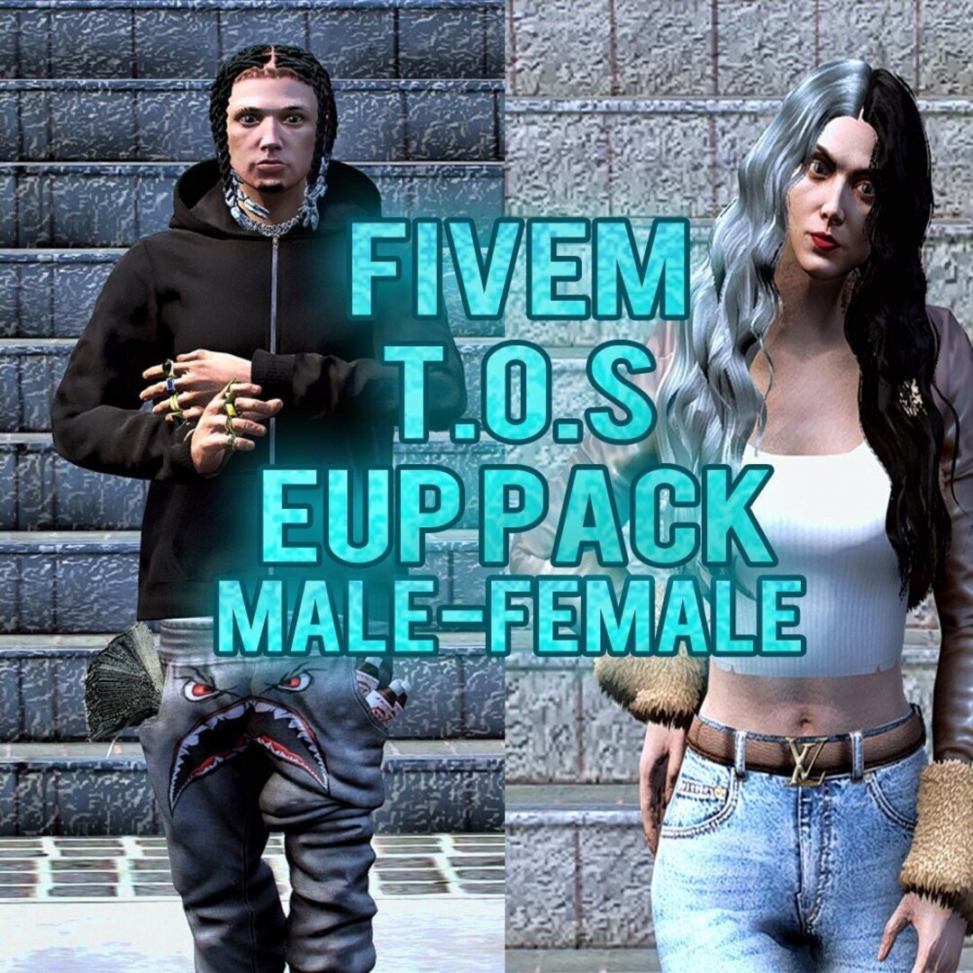 Fivem TOS EUP Pack Lore Friendly Male-female Non-branded Optimized High Quality Fivem Ready ...