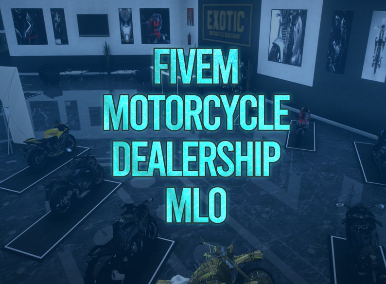 Fivem Motorcycle Dealership MLO Fivem Ready Optimized High Quality ...