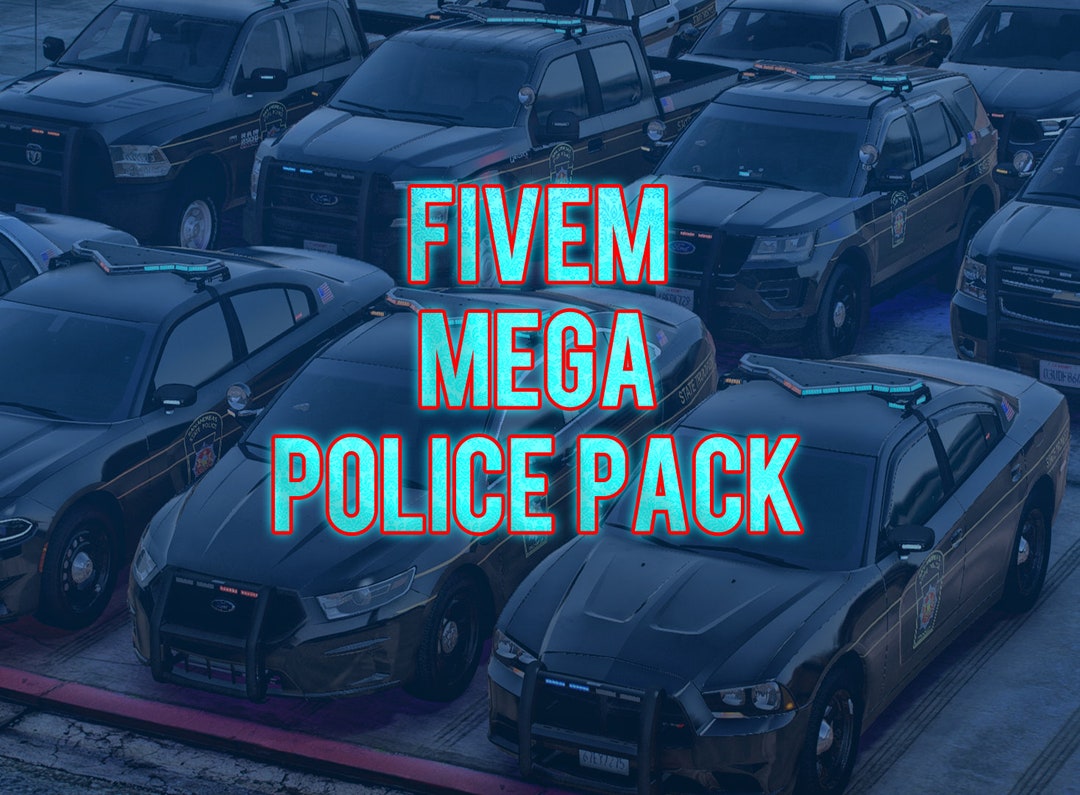Buy Fivem Mega Police Car Pack | Fivem Ready | High Quality | Online in ...