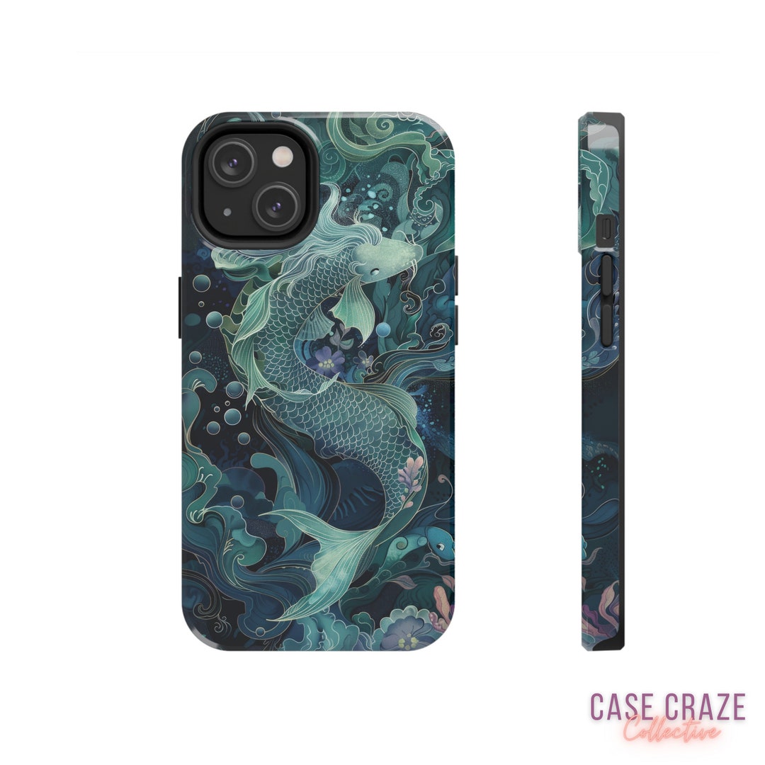 Art Nouveau Mythical Sea Creature iPhone Case Mystical Ocean Design ...