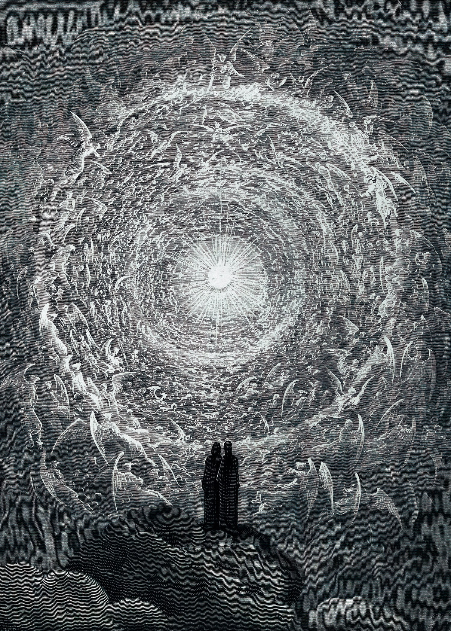 Inferno, Paradiso Canto, the Empyrean by Gustave Dore, Religious ...