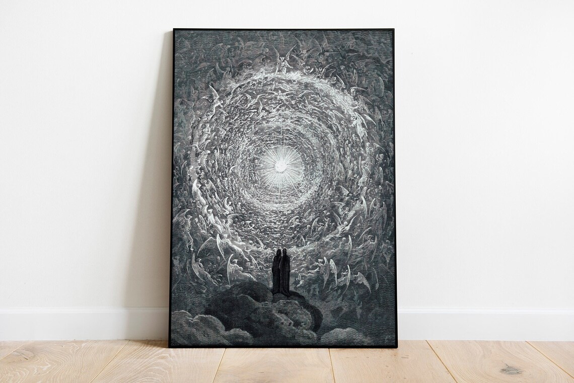 Inferno, Paradiso Canto, the Empyrean by Gustave Dore, Religious ...