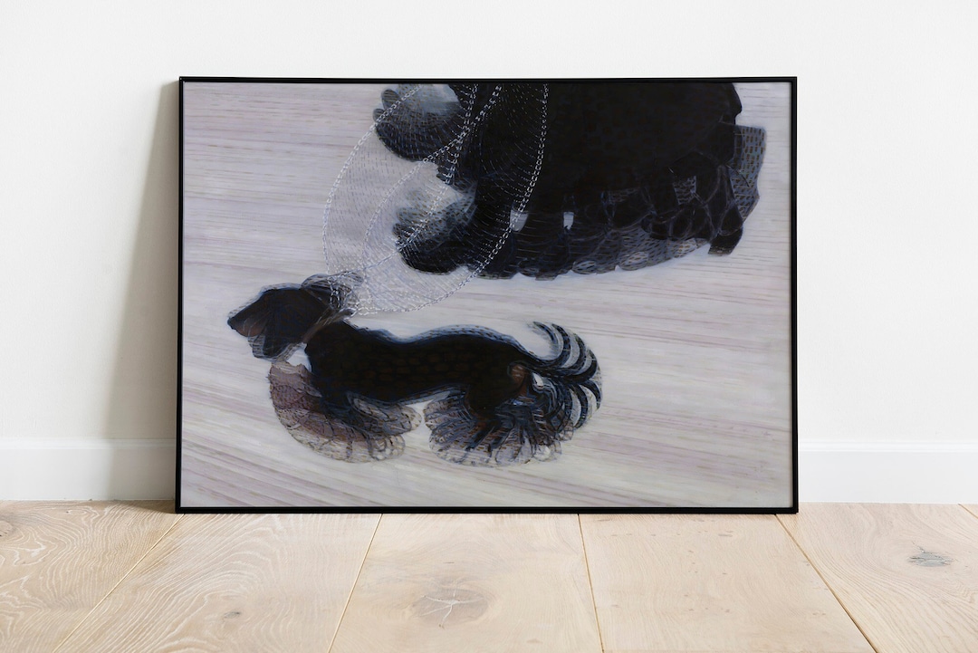Dynamism of a Dog on a Leash by Giacomo Balla, Futurist Digital Art ...