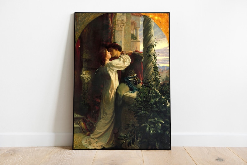 Romeo and Juliet by Frank Dicksee, Romantic Art Digital Download, Love ...