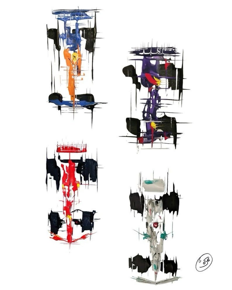 Aesthetic Formula 1 Poster, Formula 1 Wall Art, F1 Poster, Cool F1 ...