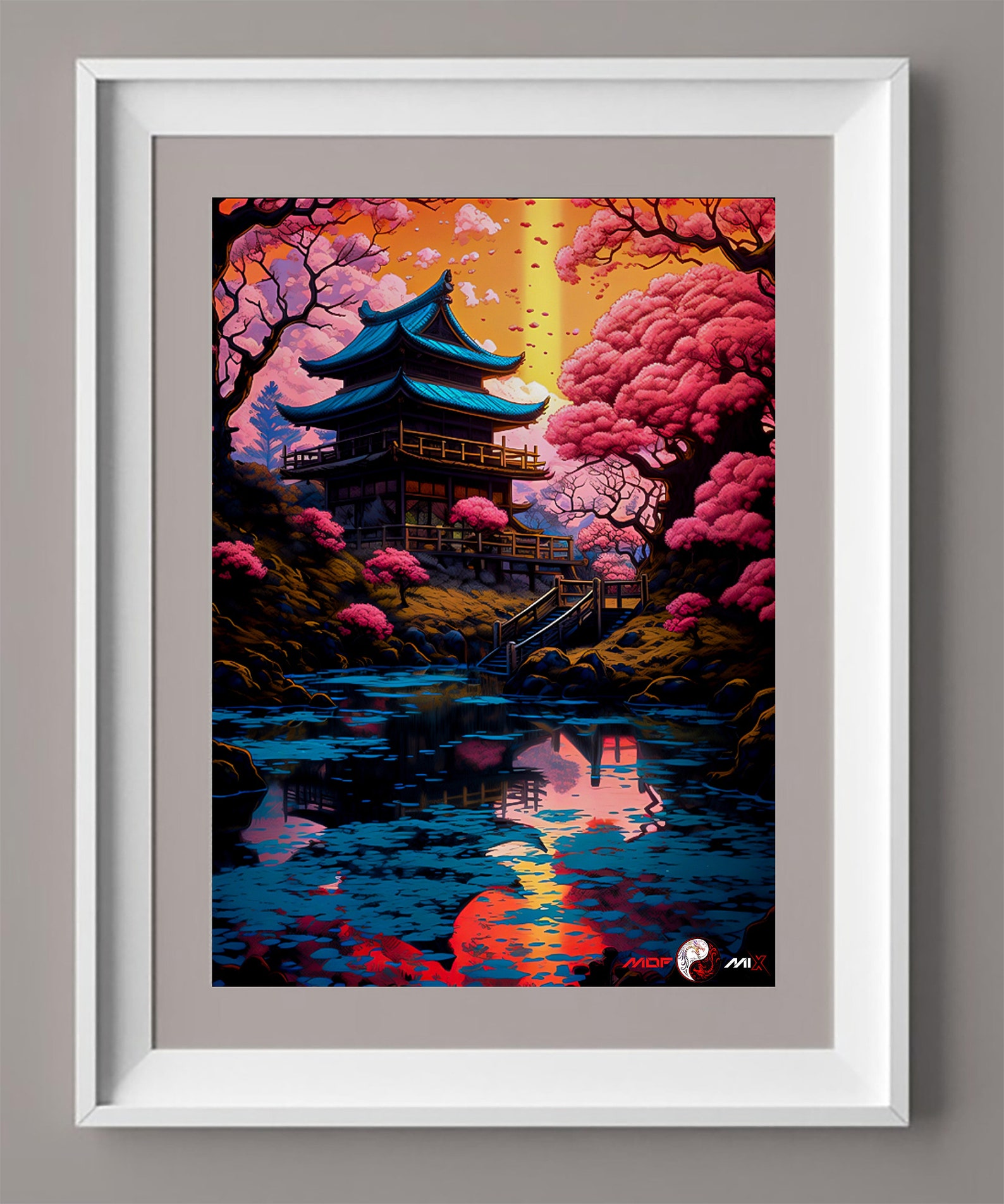 Japanese Season of Blossom Season of Beauty: No Frame Included - Etsy