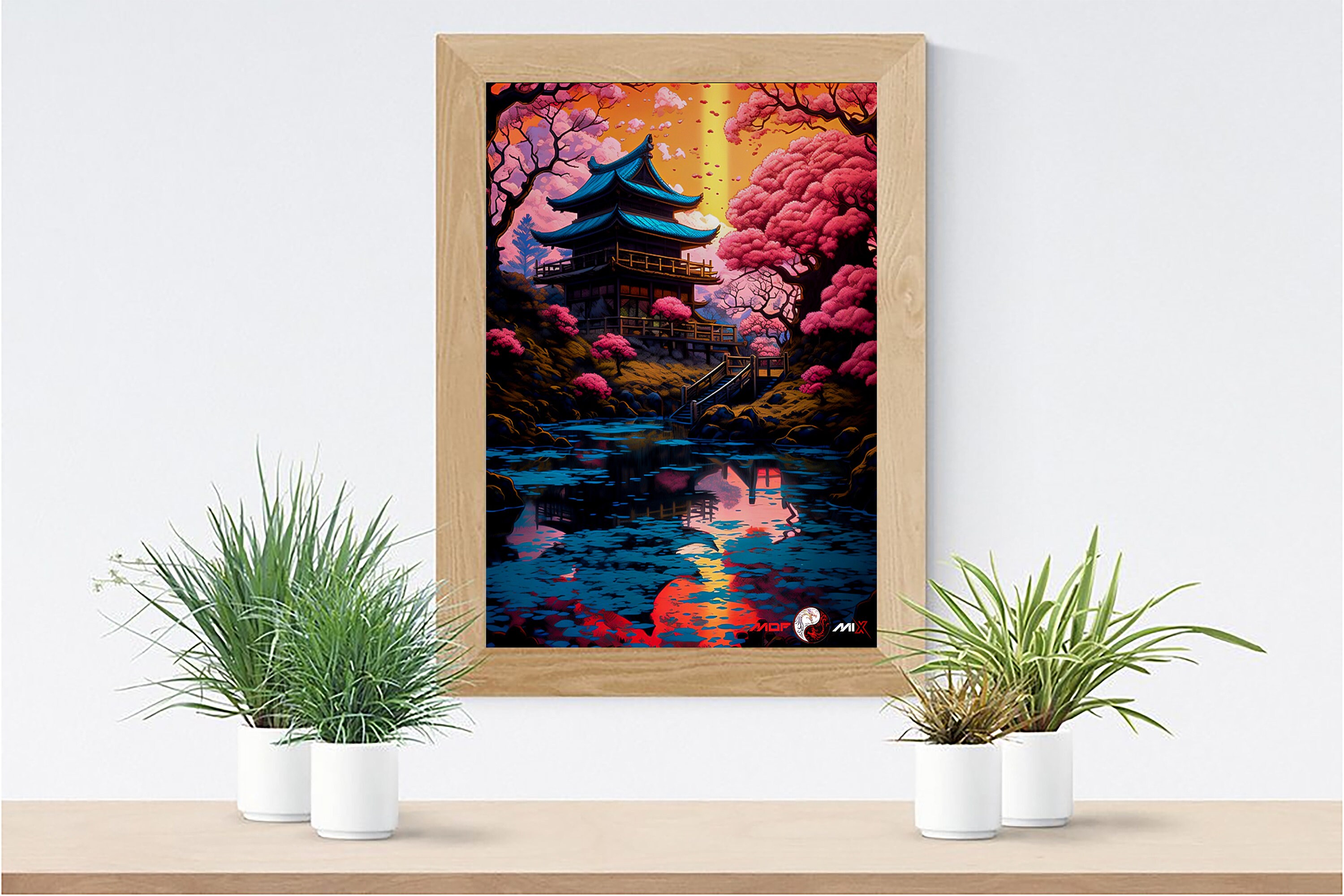 Japanese Season of Blossom Season of Beauty: No Frame Included - Etsy