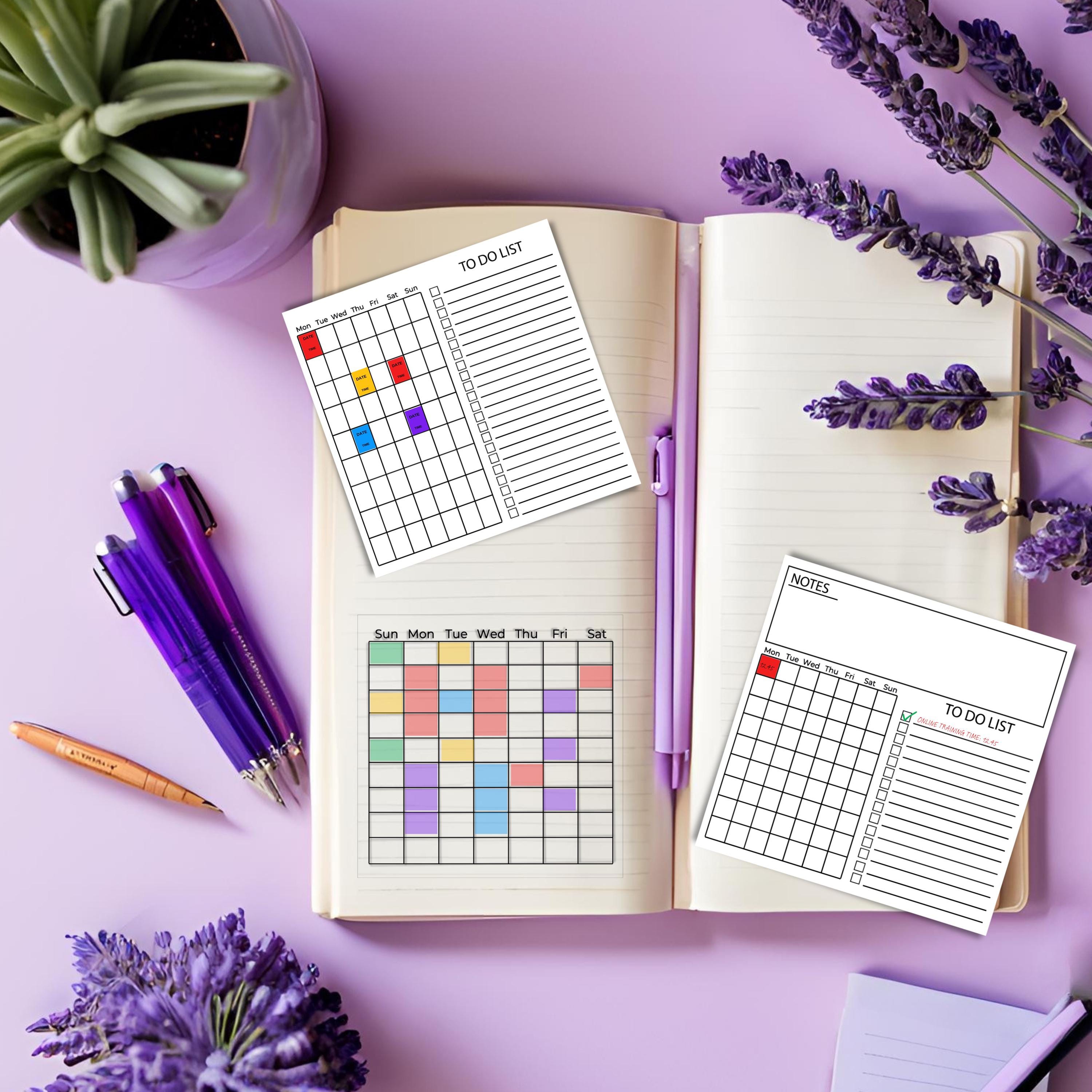 2025 Mini Daily Planner Set 5, to Do List,weekly Planner, Pocket ...