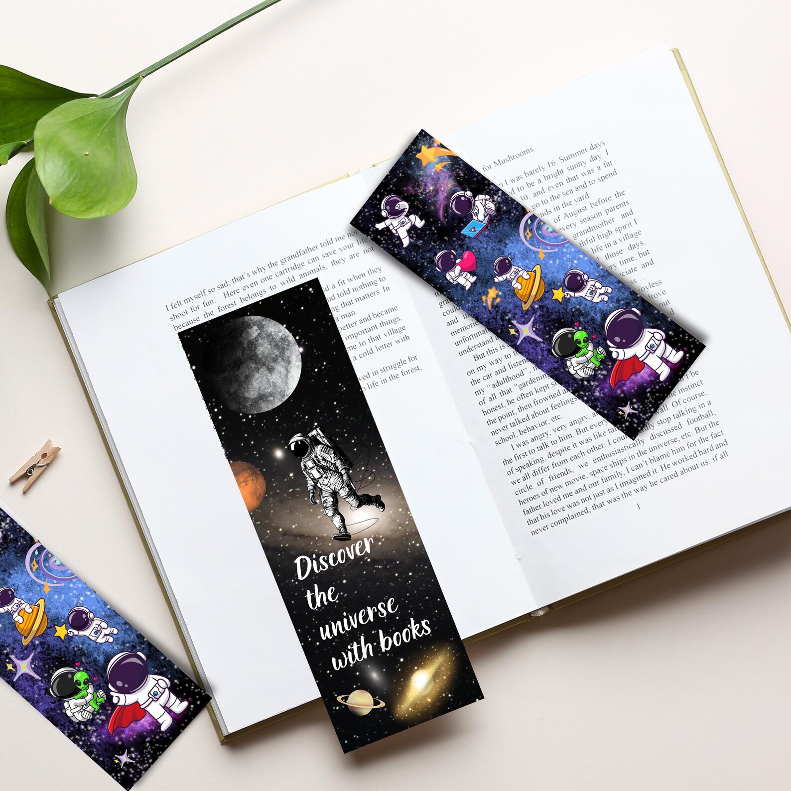 Galaxy Bookmark Quotes Sublimation Bookmark Designs Print Templates ...