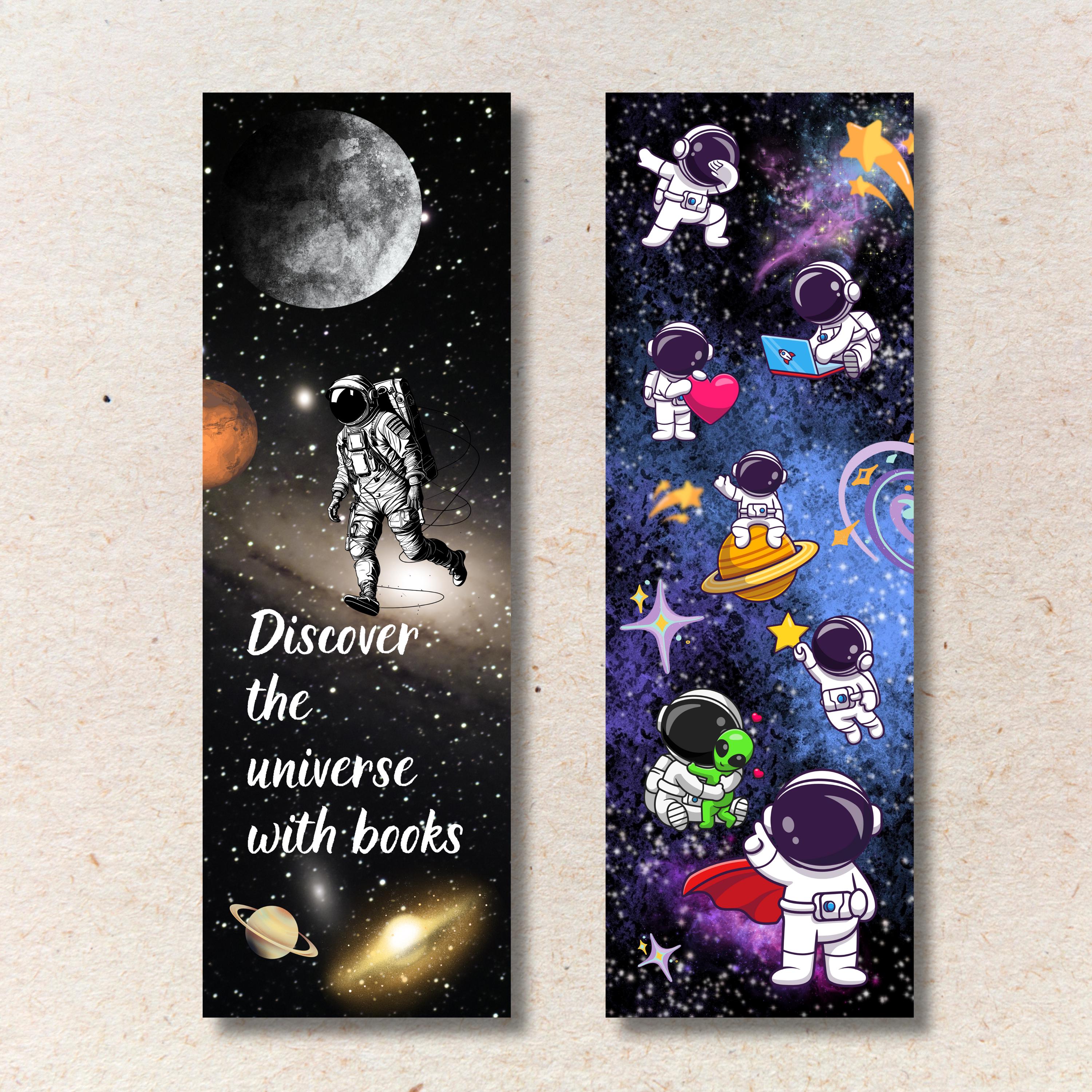 Galaxy Bookmark Quotes Sublimation Bookmark Designs Print Templates ...