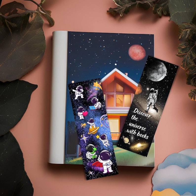 Galaxy Bookmark Quotes Sublimation Bookmark Designs Print Templates ...