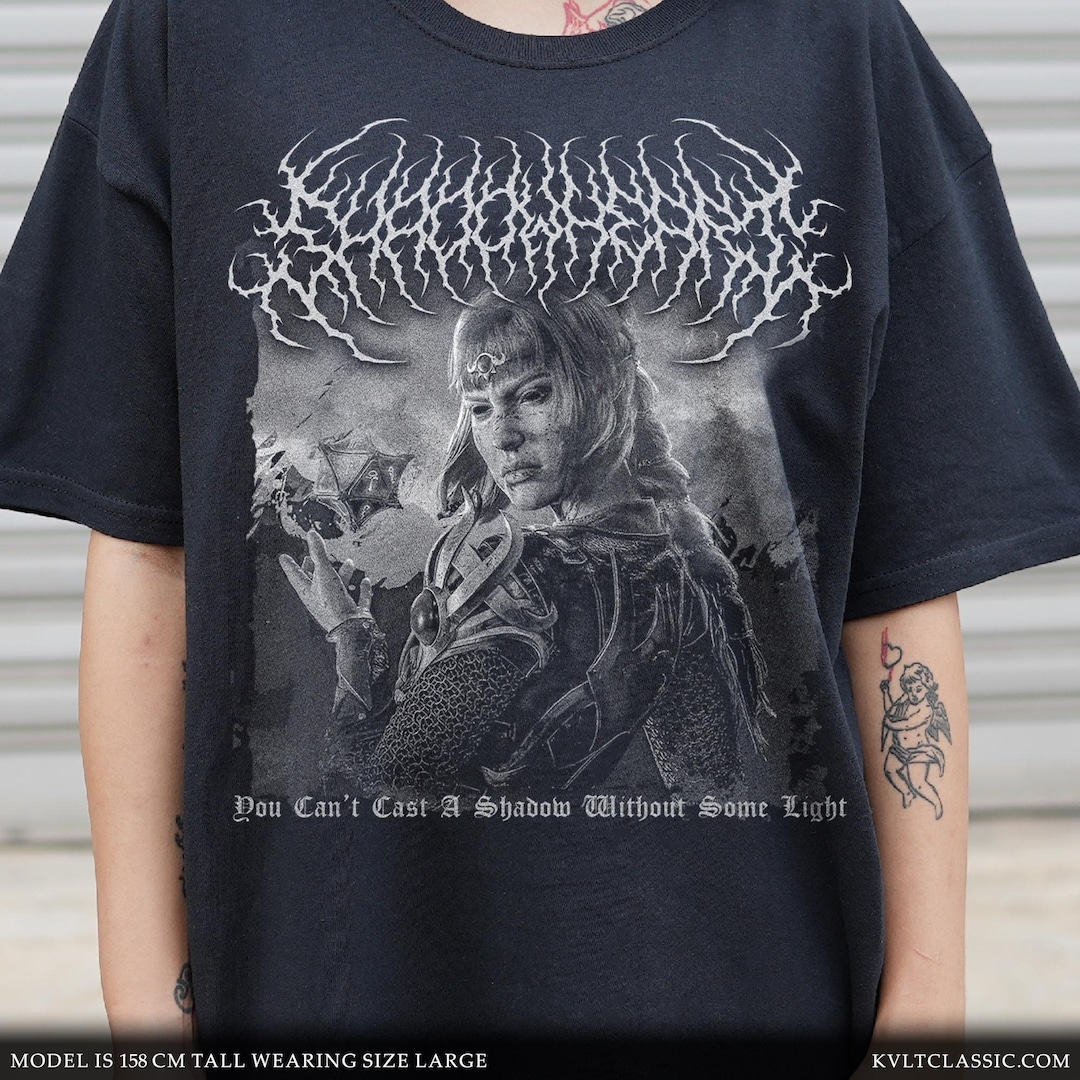 Baldur's Gate 3 T-shirt, Shadowheart BG3 Unisex Metal Band Game Shirt ...