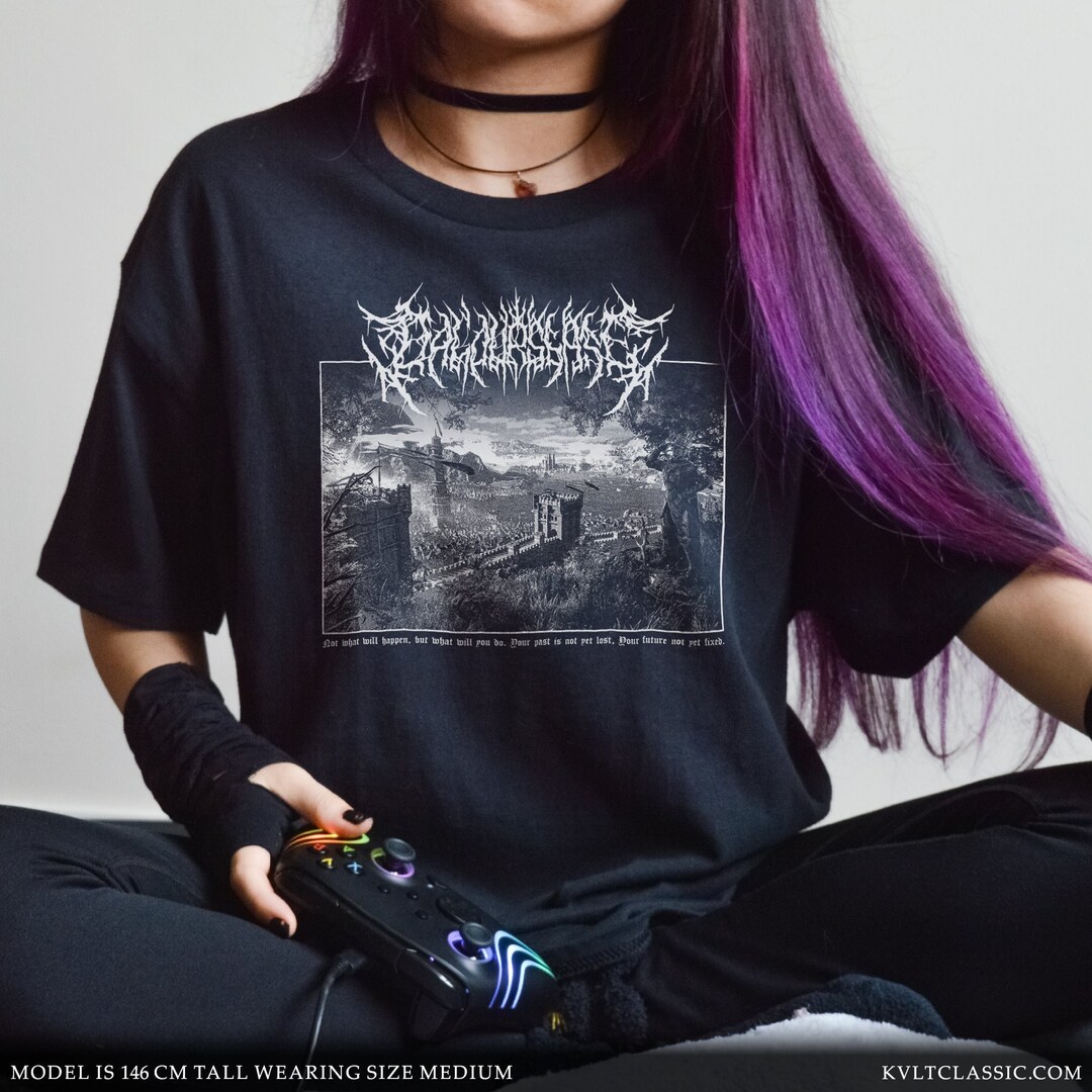 Baldur's Gate 3 T-shirt, BG3 City Unisex Metal Band D&D Game Shirt - Etsy