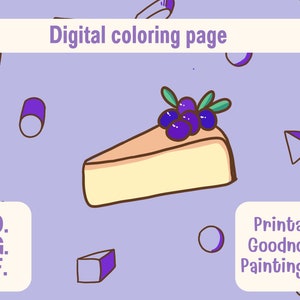 Digital Coloring Page PNG PSD PDF | Goodnotes | Procreate |printable - Etsy