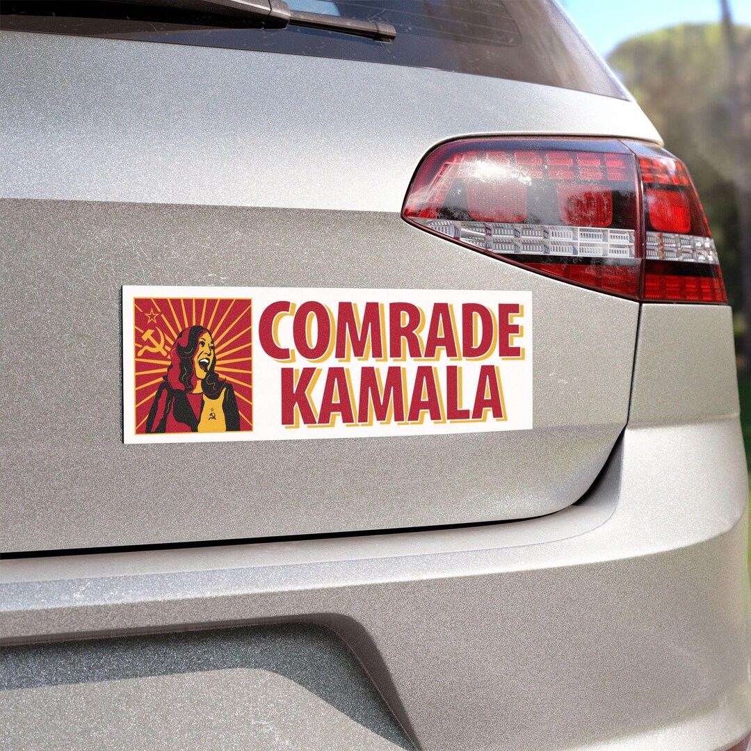 Comrade Kamala 10 X 3 Car Magnet MAGA Gift Election Bumper Sticker ...
