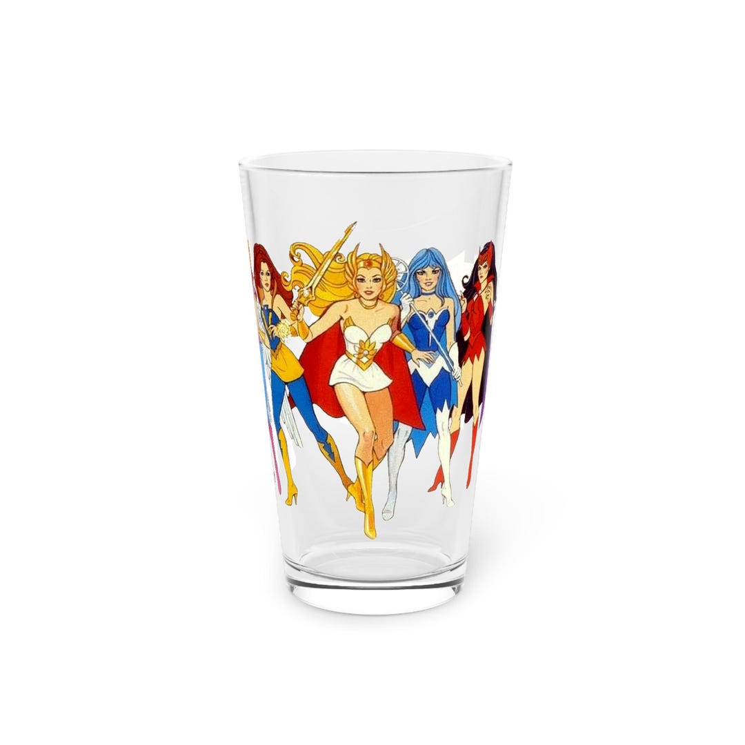 She-ra & the Princesses of Power Pint Glass, 16oz Catra, Angella ...