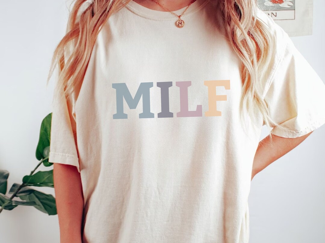 MILF Tee, Funny Saying Mothers Day Aesthetic Meme T-shirt, Retro ...