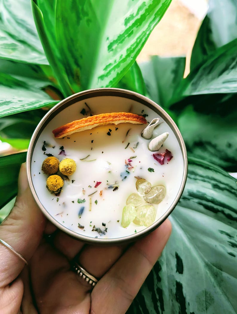 Happiness Intention Set: Beeswax Candle, Simmer Pot & Intention Jar - Etsy