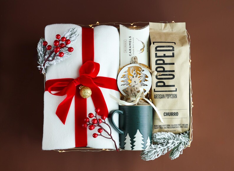 Hug in A Box, Christmas Employee Appreciation Gift, Hygge Gift Box ...