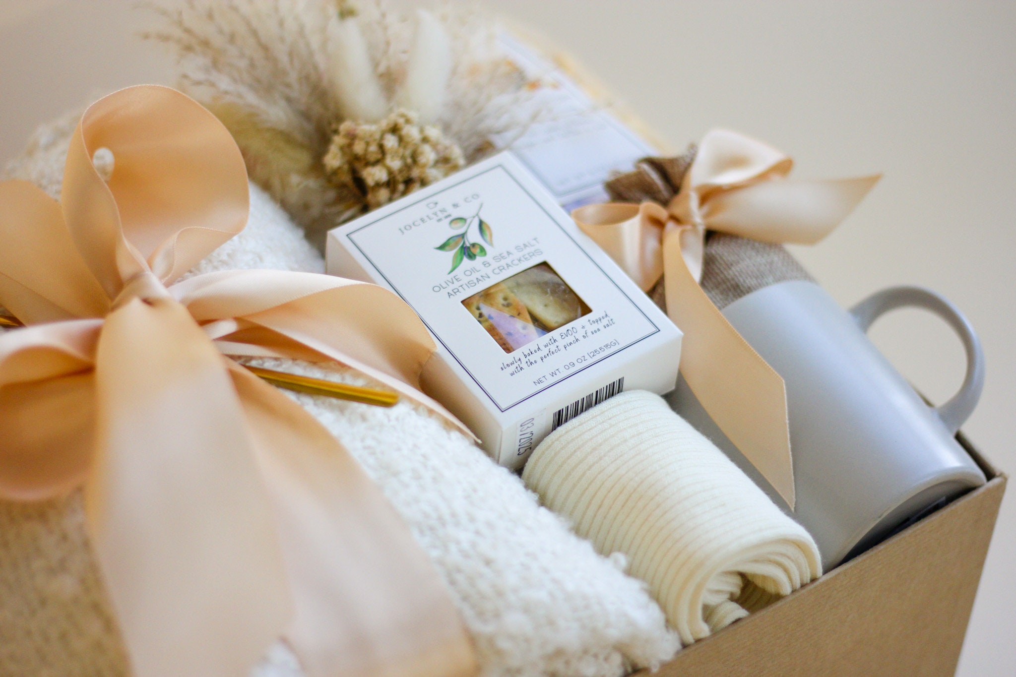 Get Well Soon Blanket Gift Box for Women, Care Package for Her ...