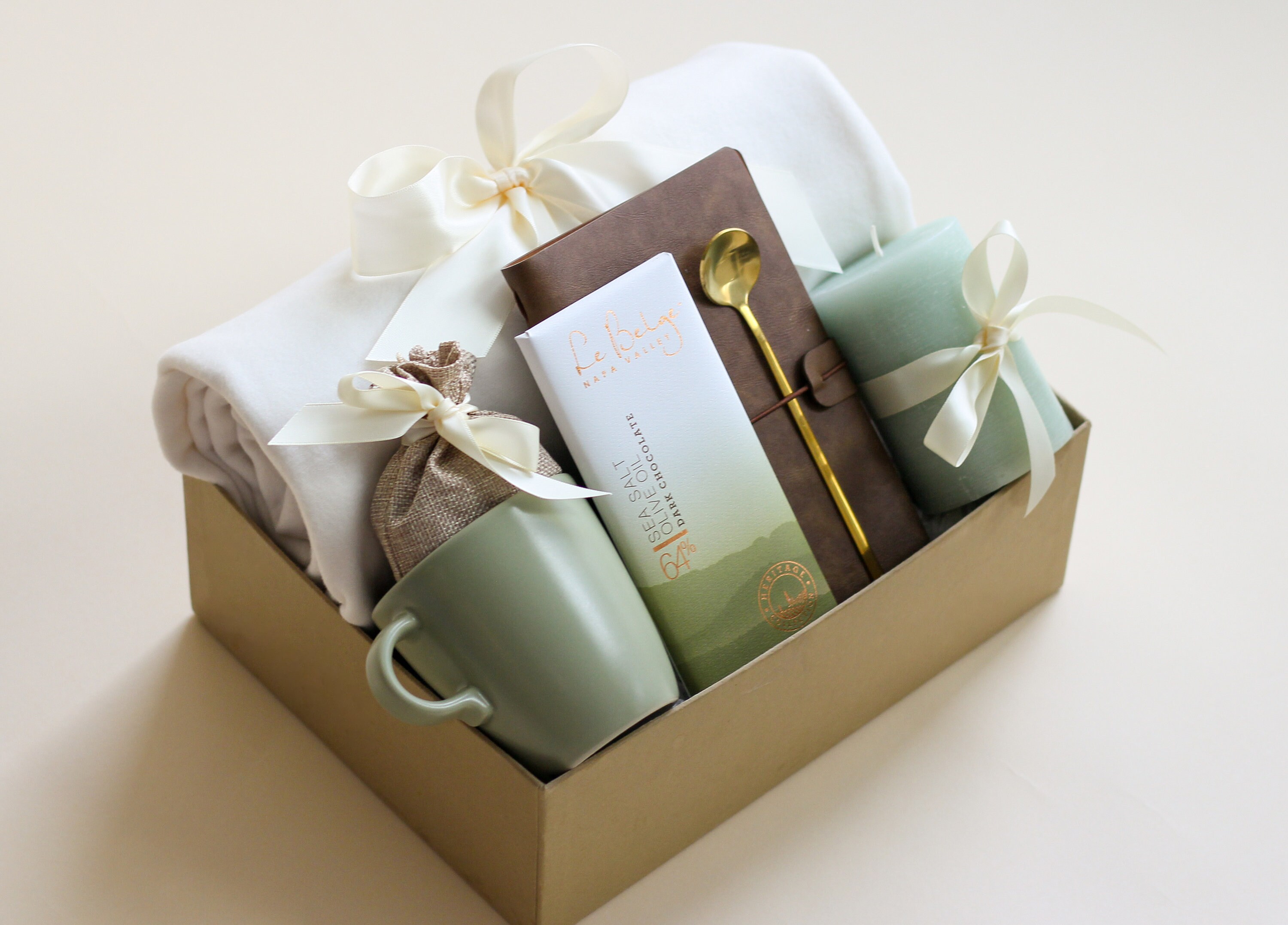 Classy Gift Basket for Women , Cozy Gift Box With Blanket, Socks ...