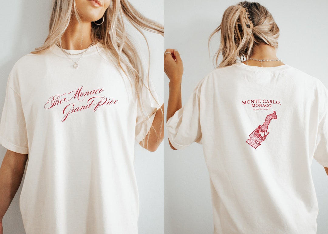 Comfort Color, Monaco F1 Grand Prix, Formula One Race, Graphic T-shirt ...