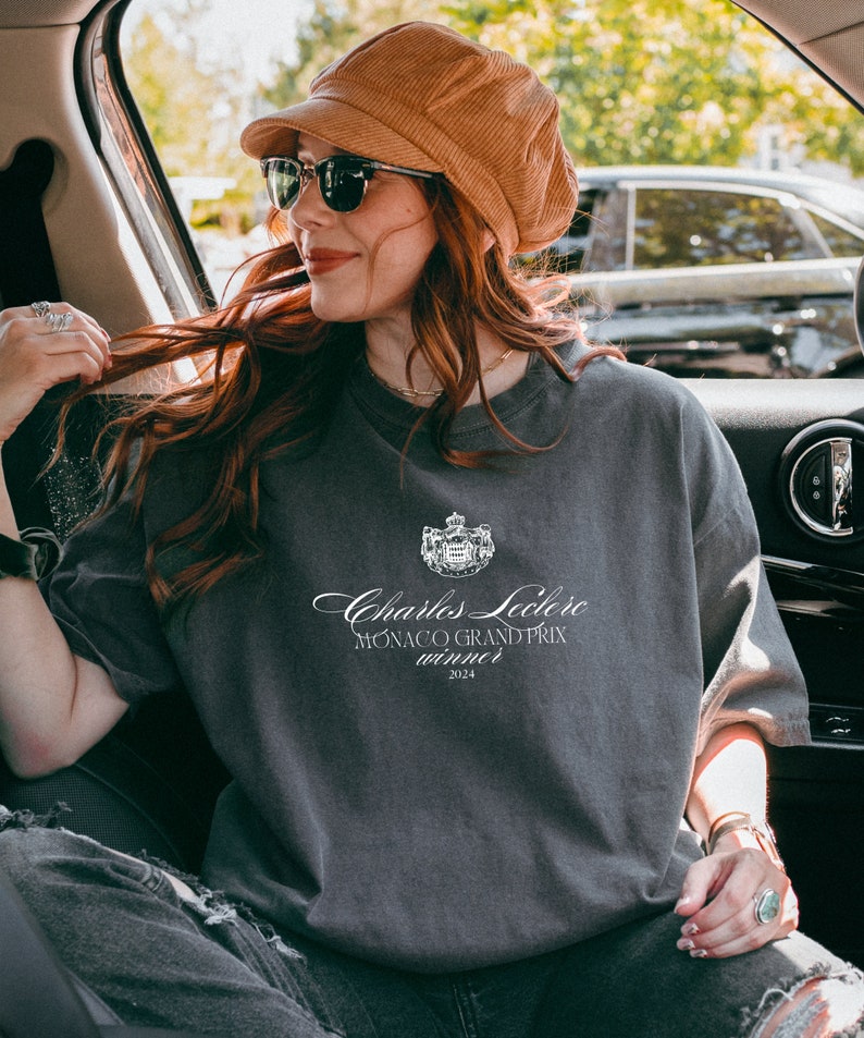 Charles Leclerc - Monaco Grand Prix Winner, Formula One Shirt, Graphic ...