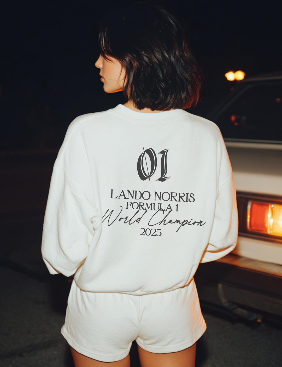 Lando Norris, World Champion, Comfort Color, F1 Racing Crewneck ...