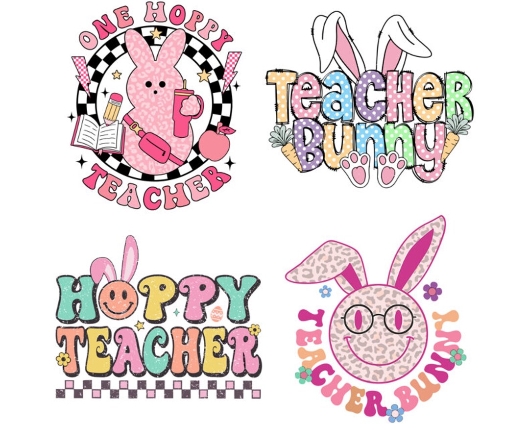 One Hoppy Teacher Png, Teacher Easter Png, Teaching My Favorite Peeps ...