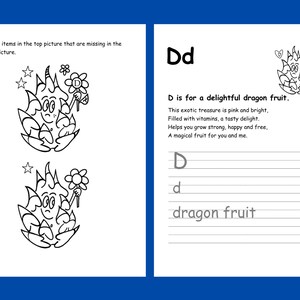 Kids Coloring Book, Food Abcs, Teacher Resources, Color & Activity ...