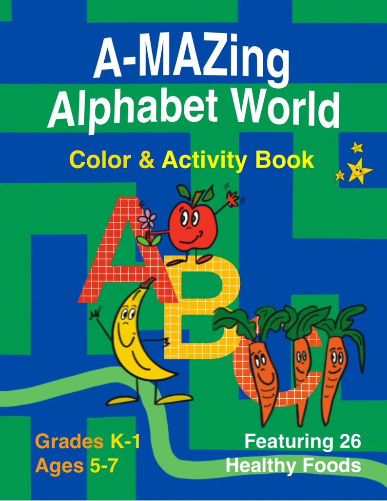 Kids Coloring Book, Food Abcs, Teacher Resources, Color & Activity ...