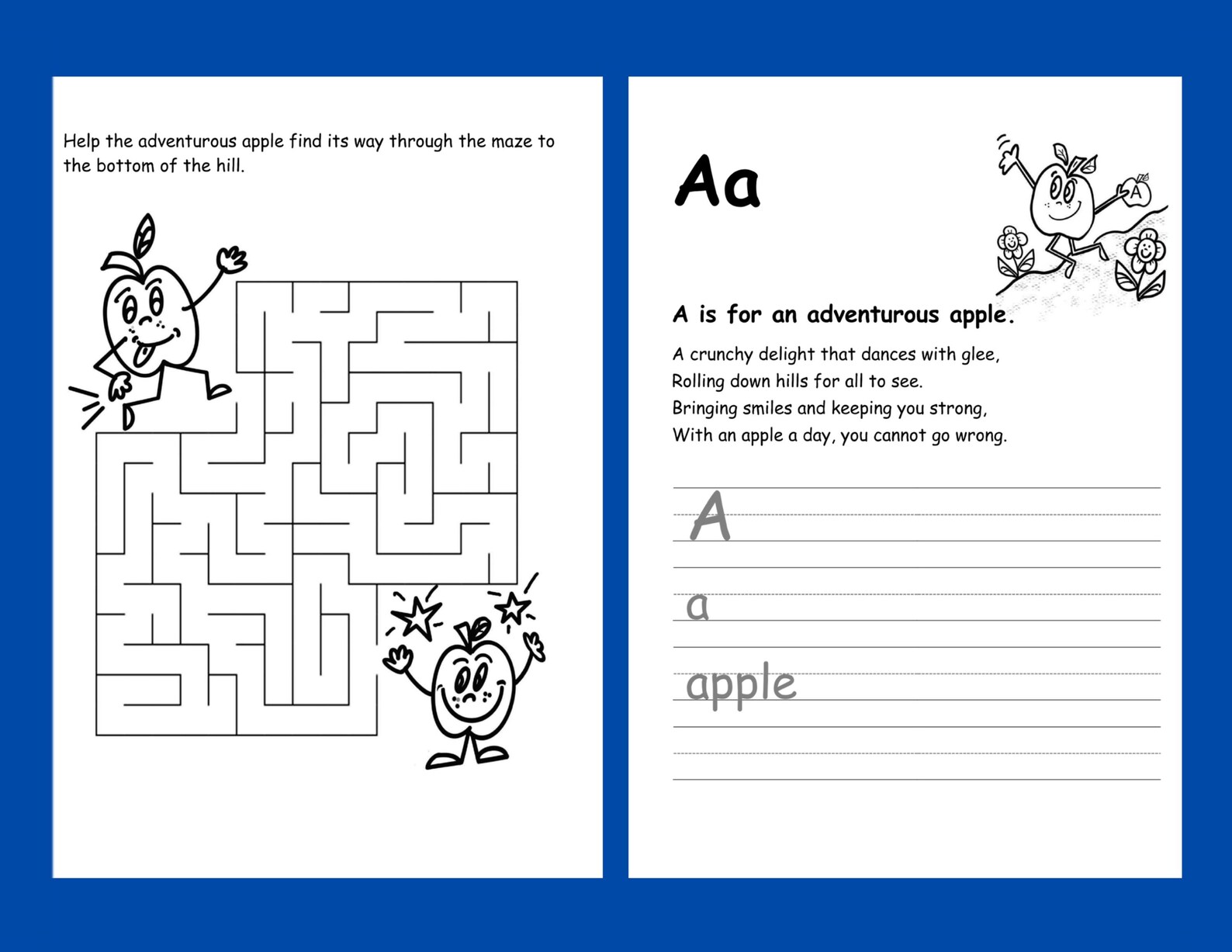 Kids Coloring Book, Food Abcs, Teacher Resources, Color & Activity ...