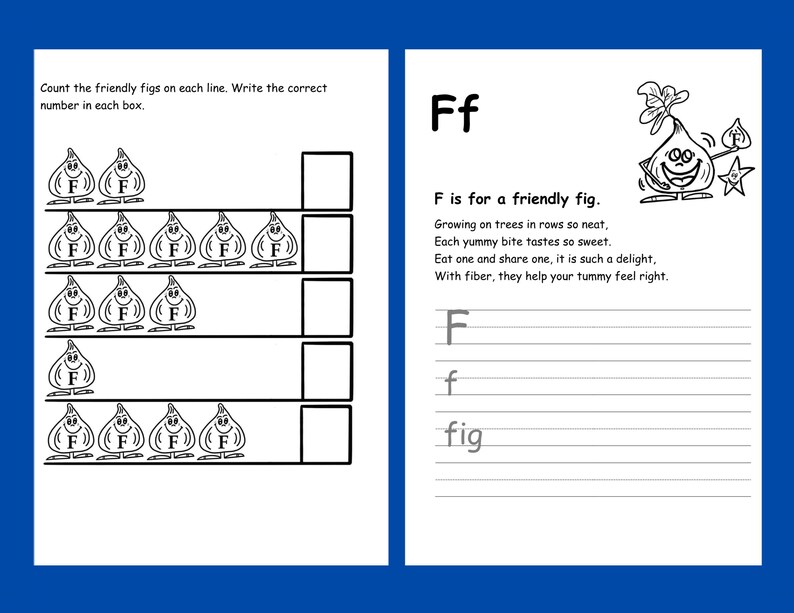 Kids Coloring Book, Food Abcs, Teacher Resources, Color & Activity ...