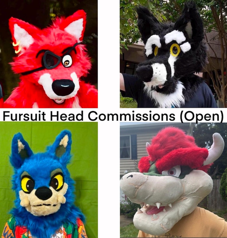 Fursuit Head Commissions (open) - Etsy