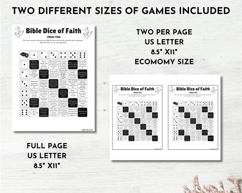Christian Dice Roll & Share Game Printable, Bible Roll Dicebreaker ...