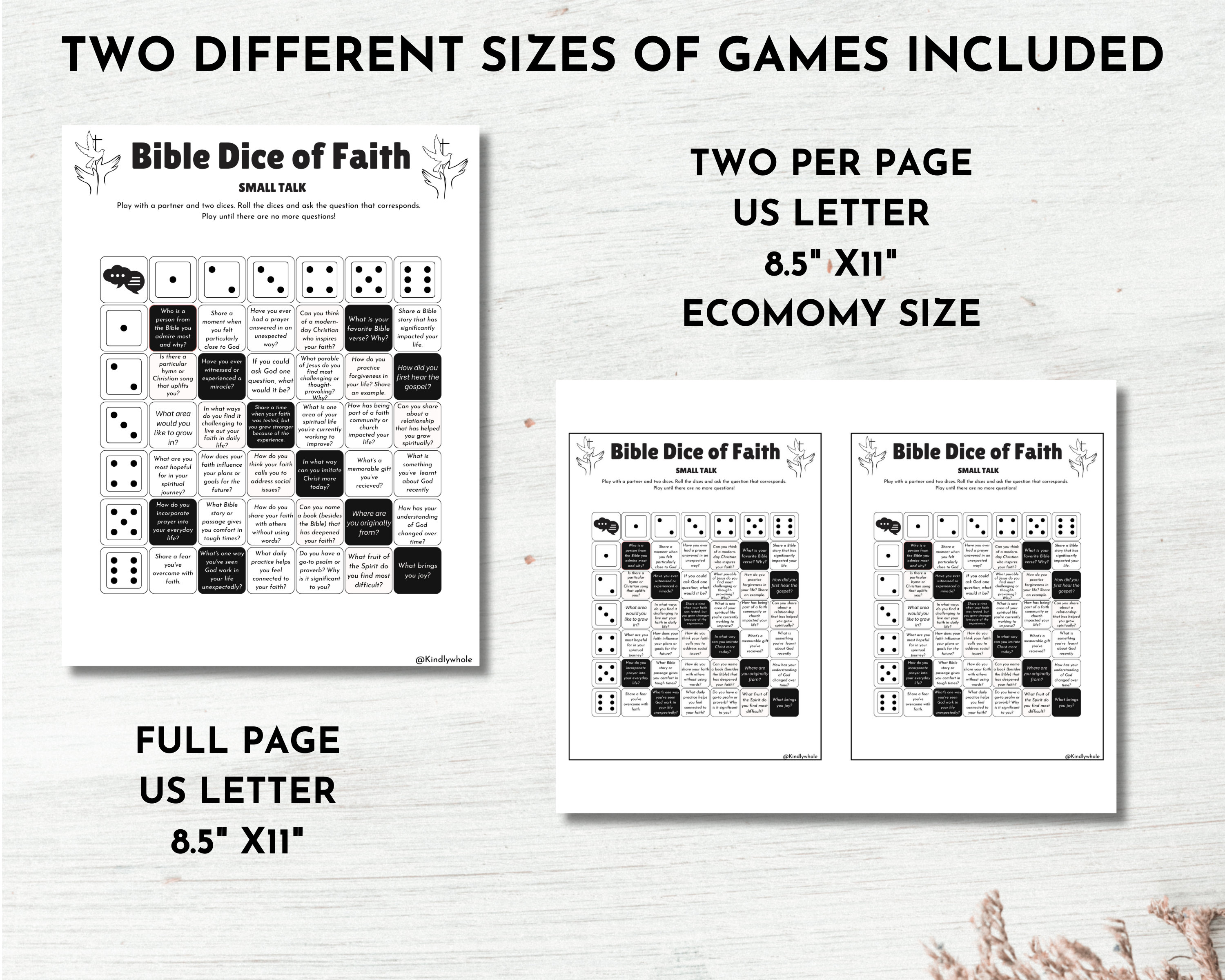 Christian Dice Roll & Share Game Printable, Bible Roll Dicebreaker ...