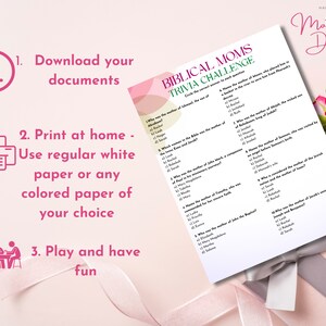 Mothers Day Trivia Printable Game, Fun Mothers Day Quiz for Adults ...