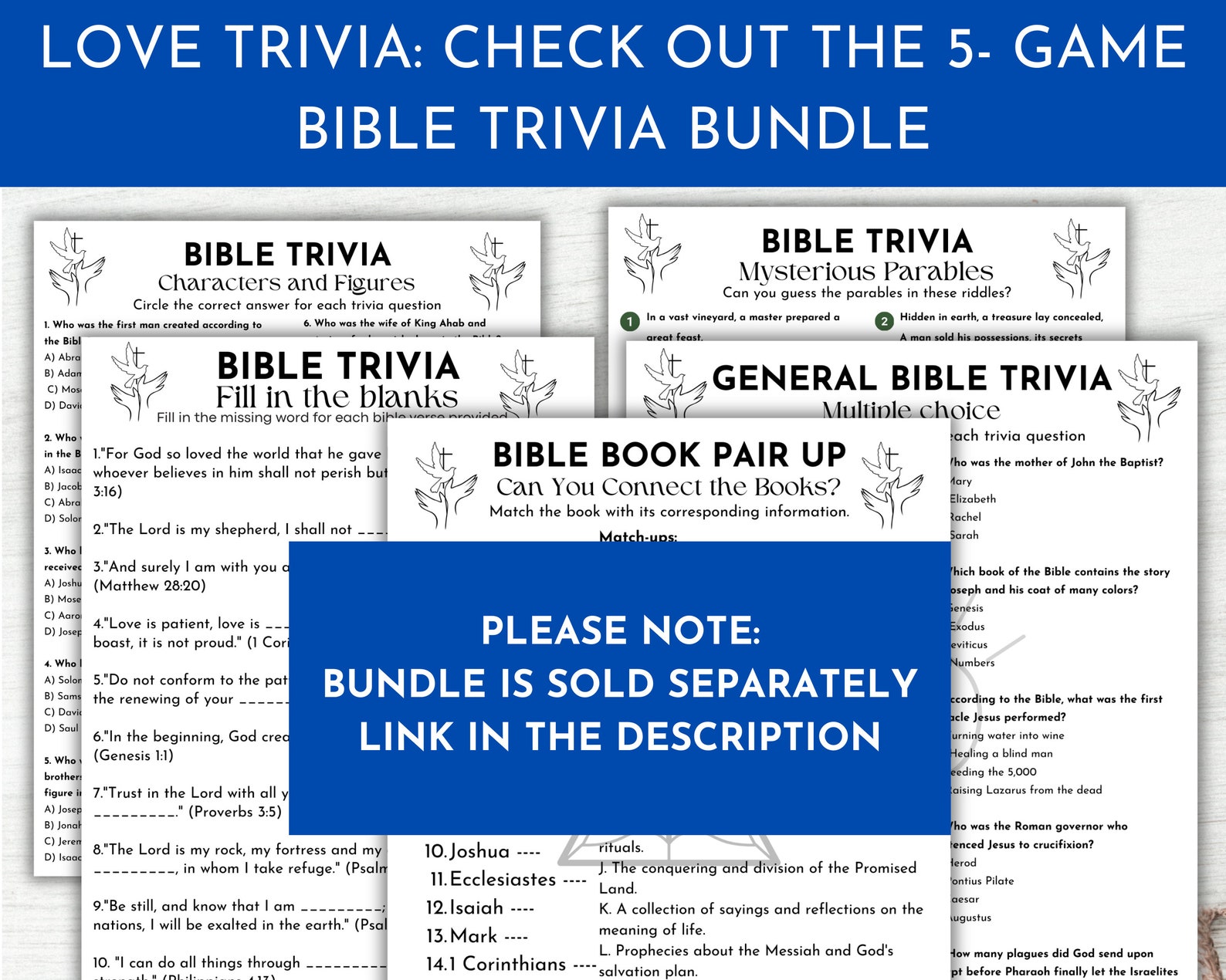 Bible Emoji Pictionary Game: Church Activity (digital Download) - Etsy