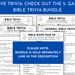 Bible Nickname Matching Game: Fun Church Activity (printable) - Etsy