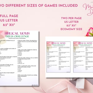 Mothers Day Trivia Printable Game, Fun Mothers Day Quiz for Adults ...