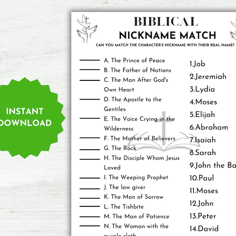 Printable Matching Games - Etsy