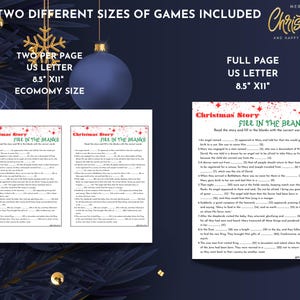 Nativity Story Fill-in-the-blank Game: Christmas Bible Activity ...