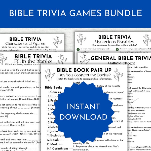 Bible Games - Etsy