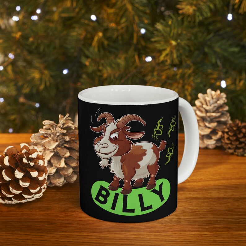 Billy the Goat, Funny, Humorous, Farming, Funny Coffee Mug, Goats ...