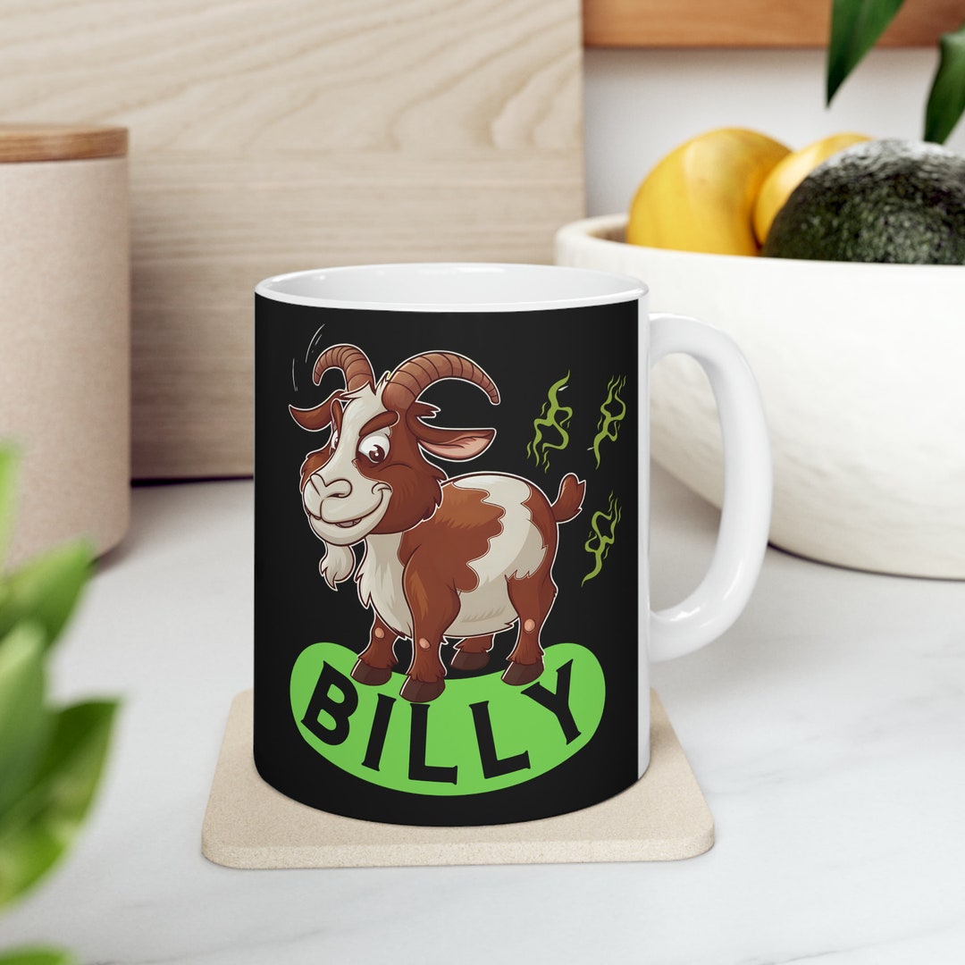 Billy the Goat, Funny, Humorous, Farming, Funny Coffee Mug, Goats ...